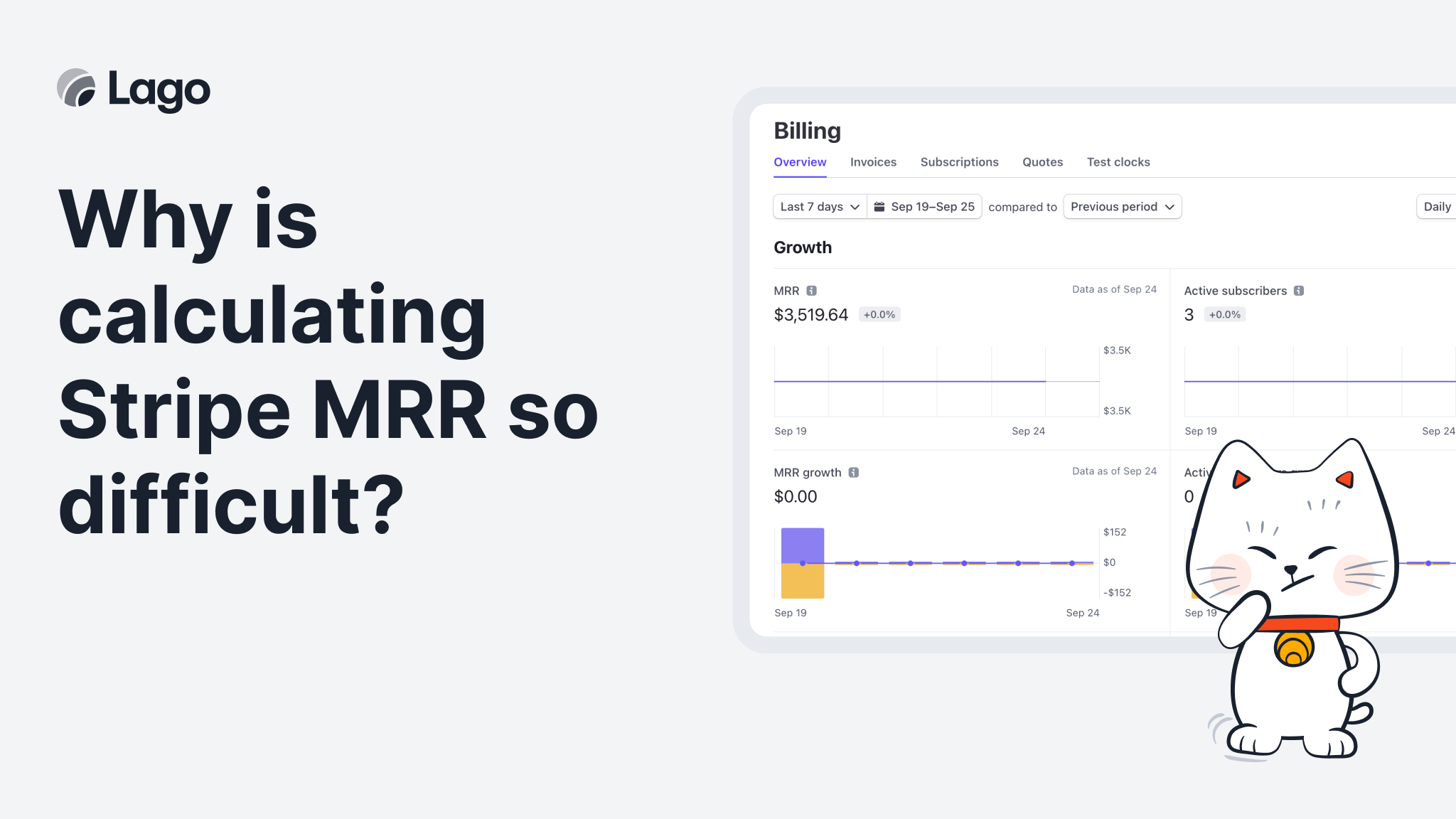 Lago Blog - Why is calculating Stripe MRR so difficult?
